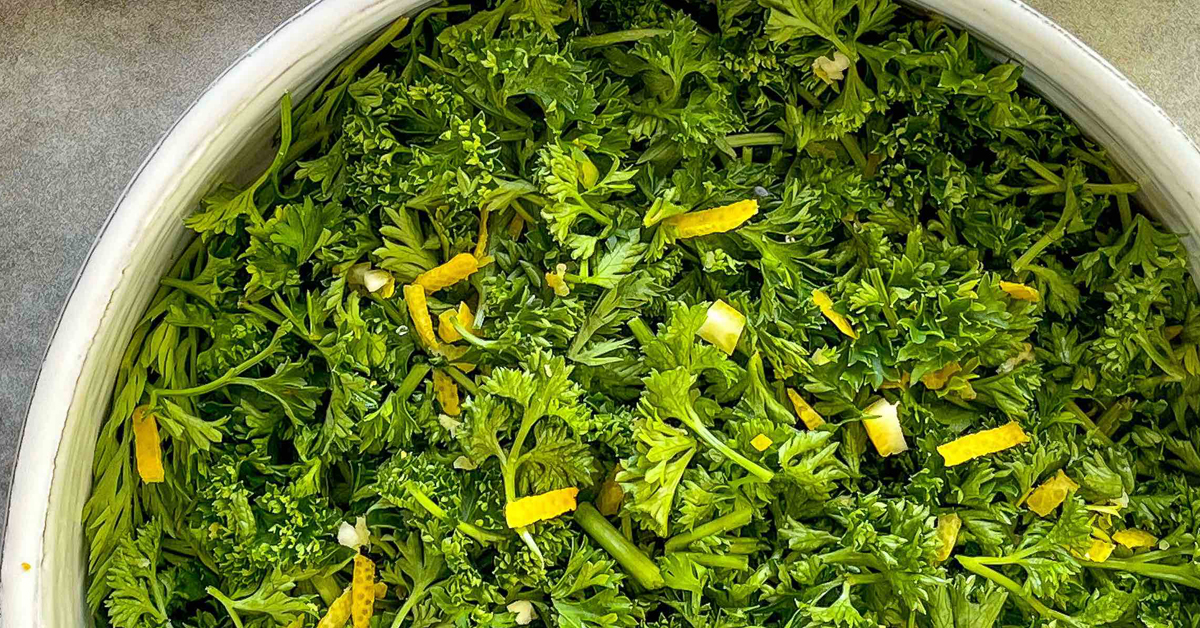 Gremolata - Basil Food Journal