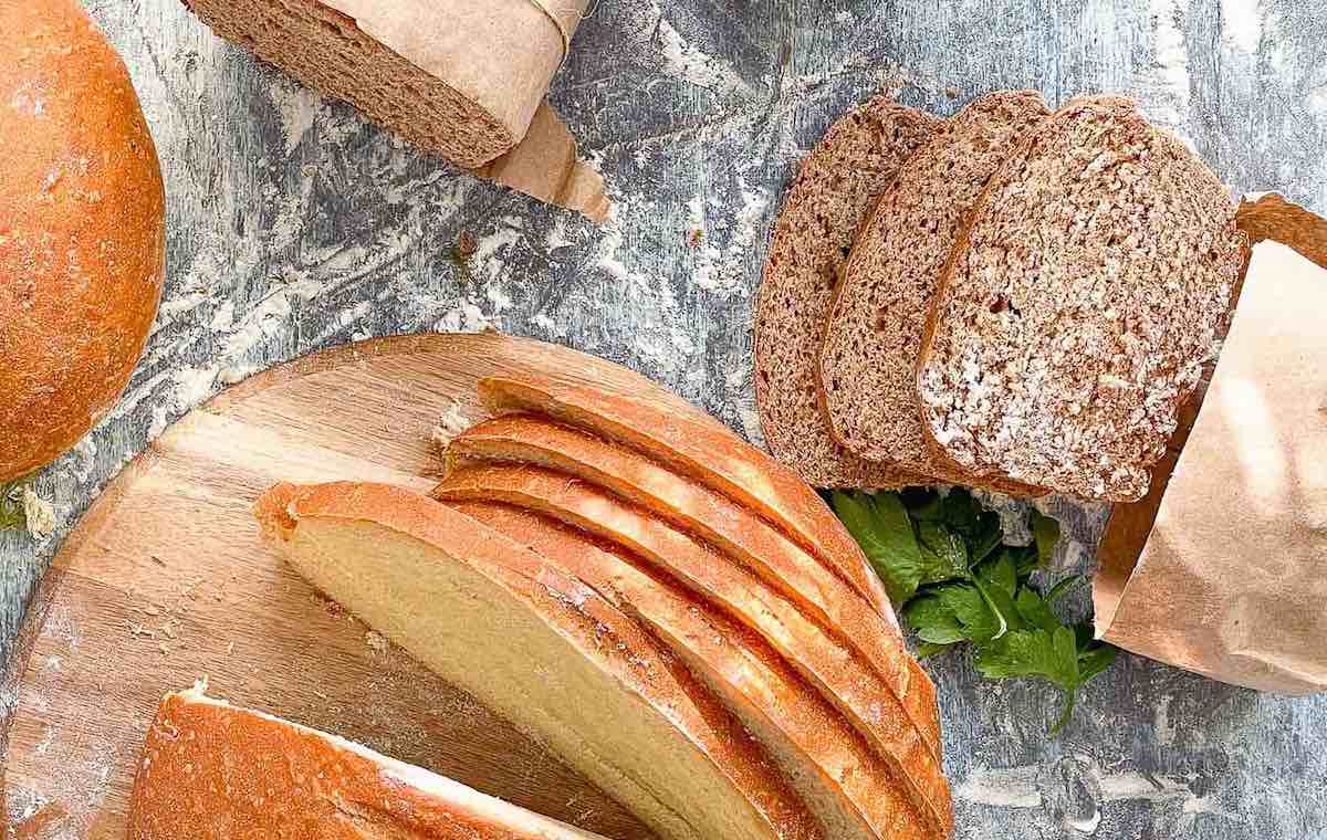 Vegan Loaf Bread - Basil Food Journal