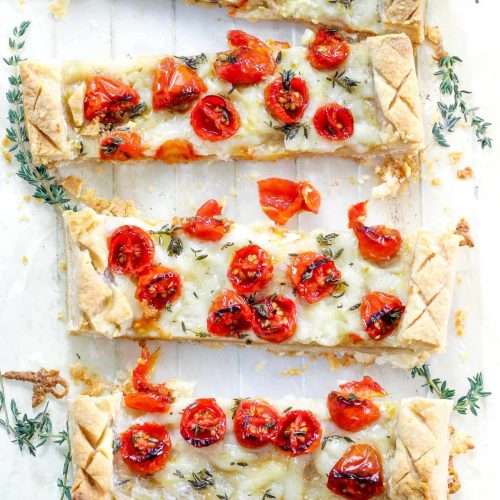 Cherry Tomato Tart - Basil Food Journal
