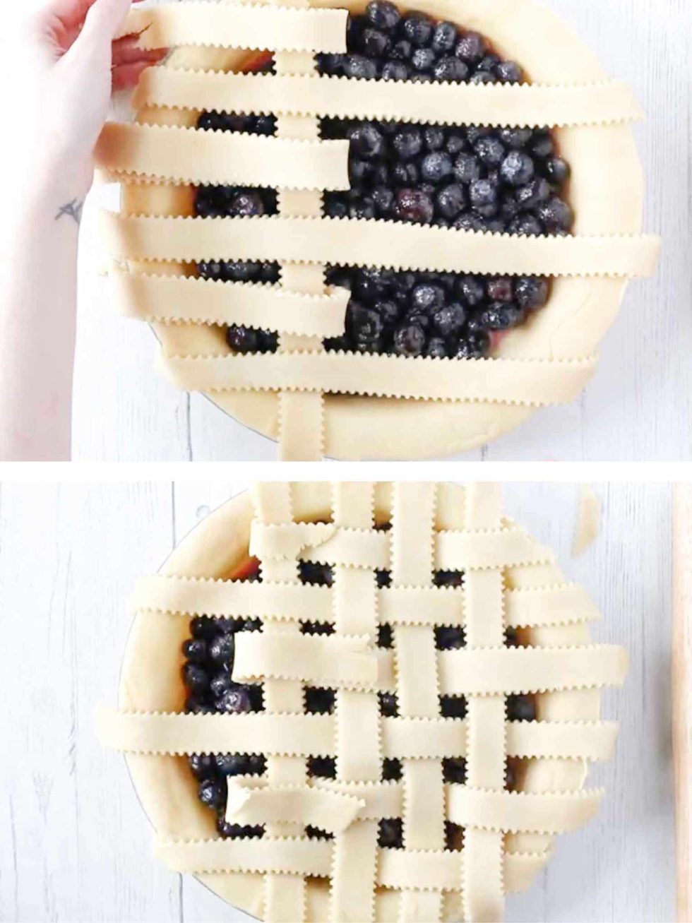 How to Make Lattice Pie Crust (tutorial) - Basil Food Journal