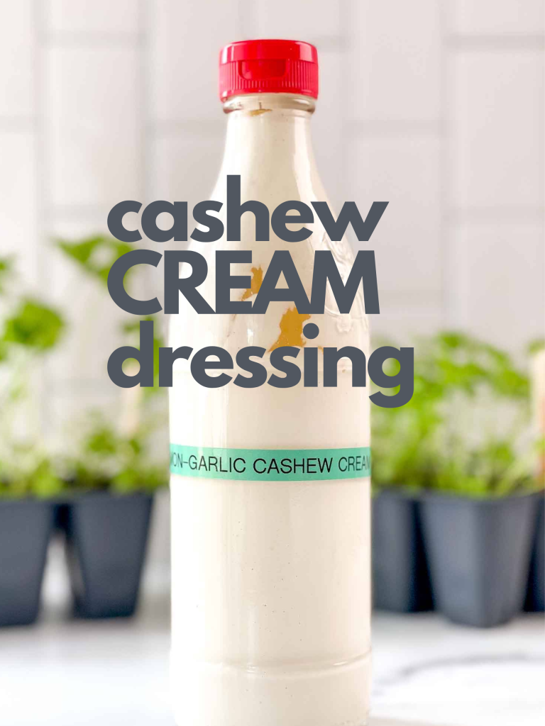 How to Make Cashew Cream - Basil Food Journal